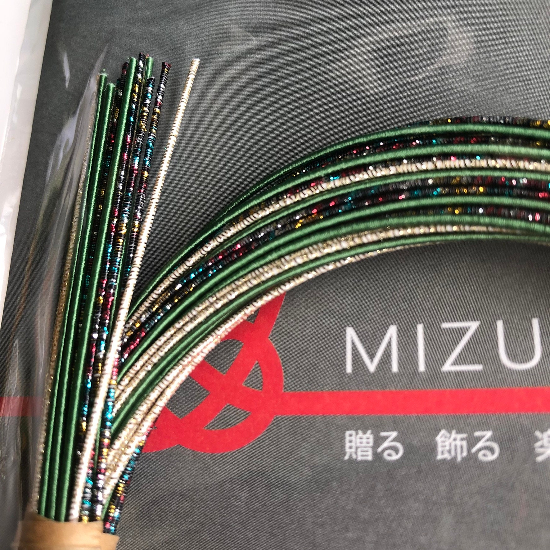 DIY Mizuhiki 3 colors set for beginner with leaflet / Japanese Paper ...