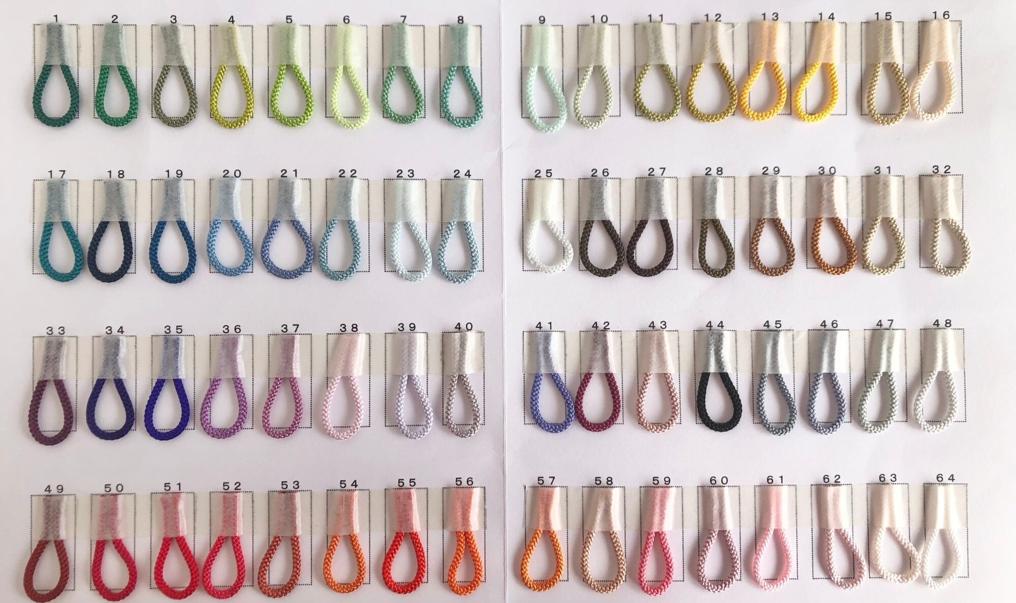 Golden Beige Silk round braided cord kumihimo Japanese cord/0.7mm~2mm/1 ...