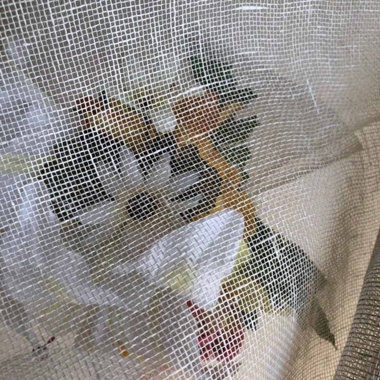 Japanese Linen mosquito net fabric 100cm/ Kaya cloth/ Linen 100% Made ...