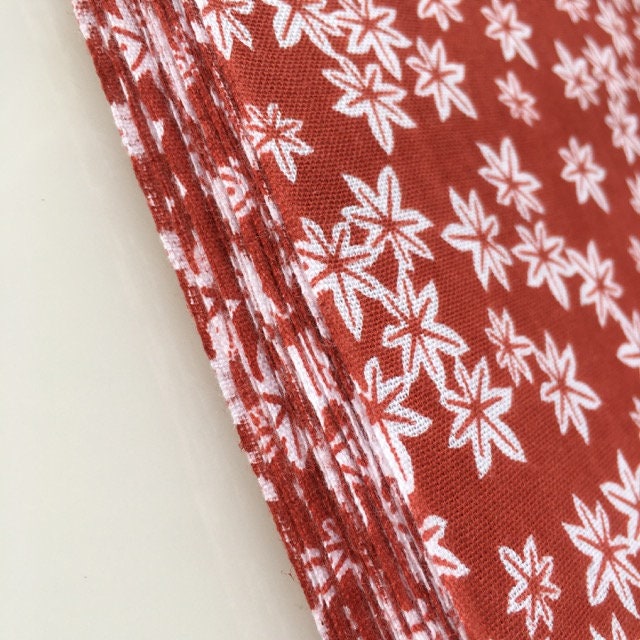 Japanese tenugui towel 90cm Japanese traditional pattern “Momiji ...