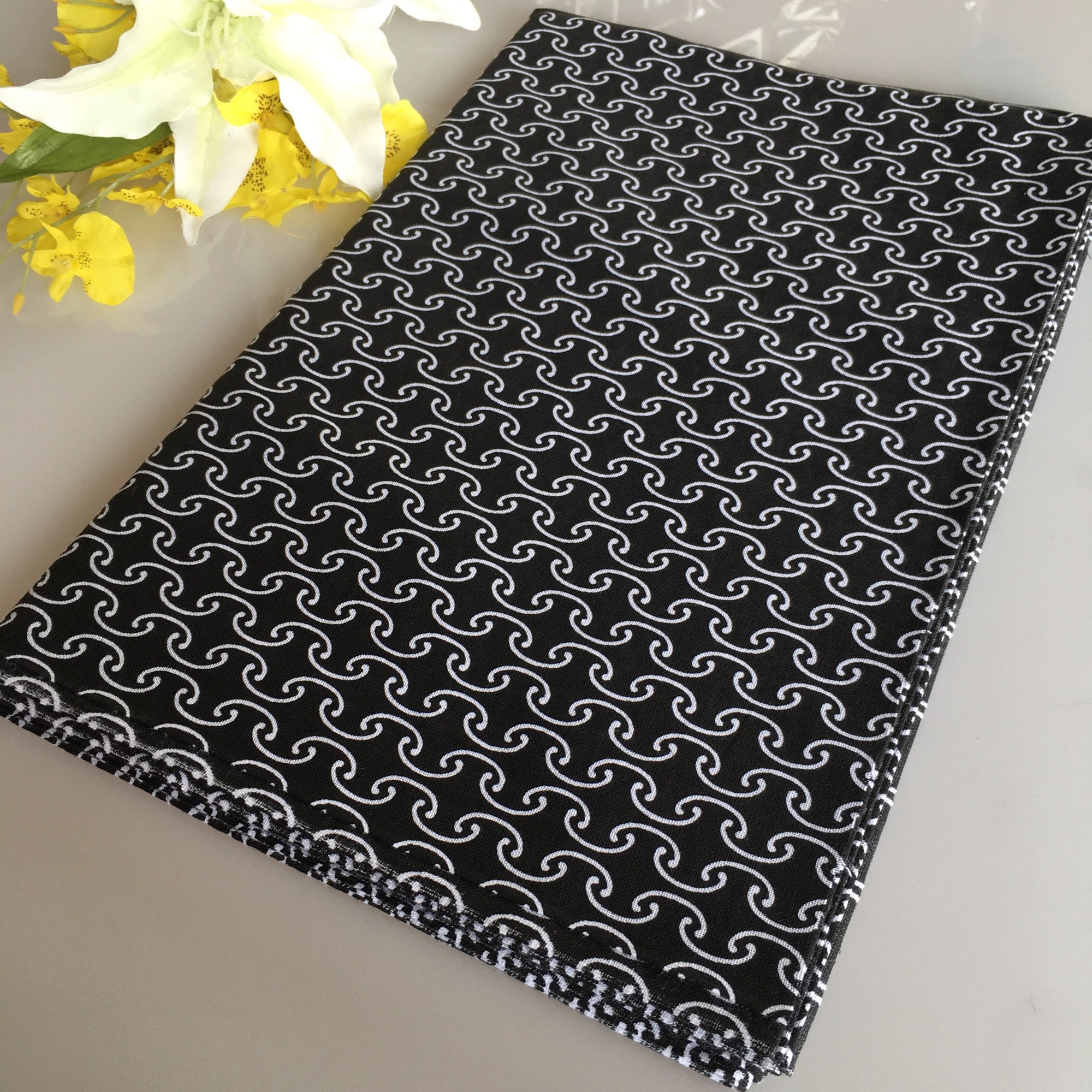 Japanese tenugui towel fabric 90cm Japanese traditional pattern ...