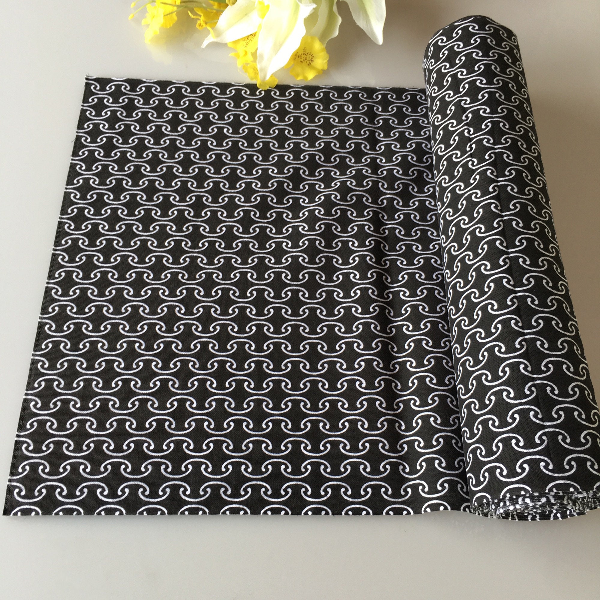 Japanese tenugui towel fabric 90cm Japanese traditional pattern ...