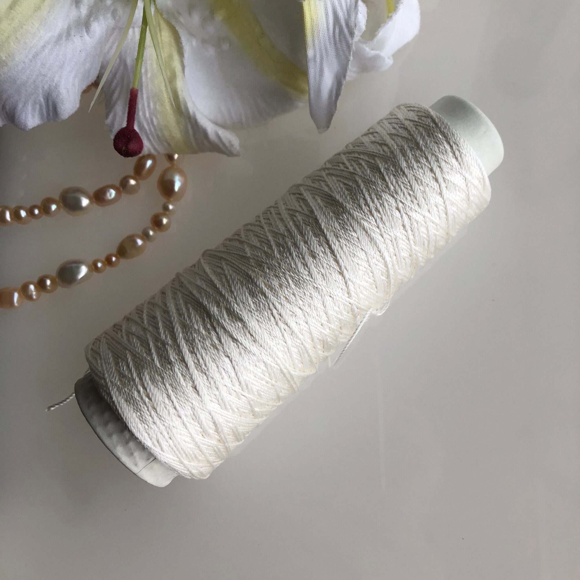 Pure Silk thread for temari bookbinding 250meters 30g/ Thick silk ...