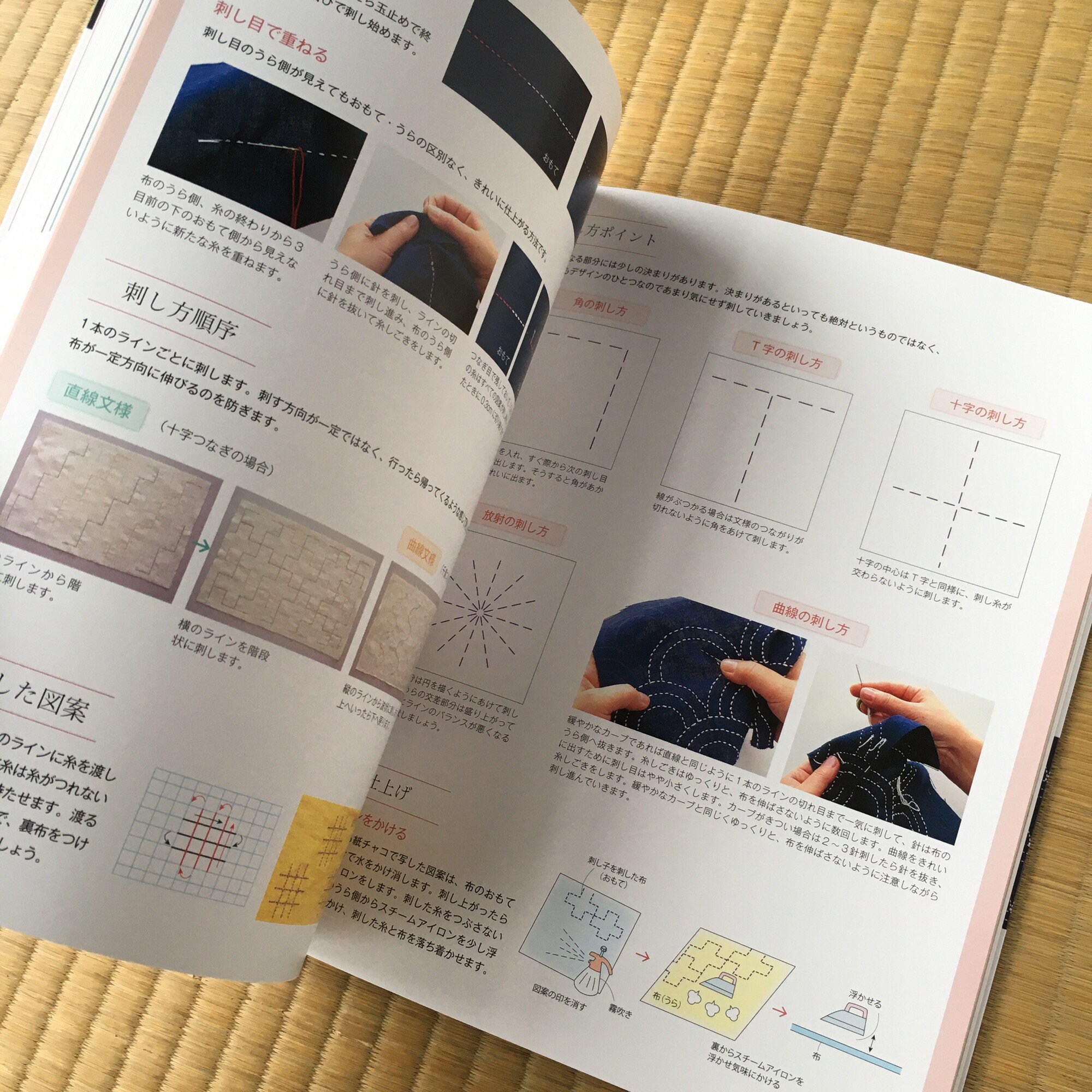 Sashiko pattern and small work /Japanese embroidery Book - Atelier Miyabi