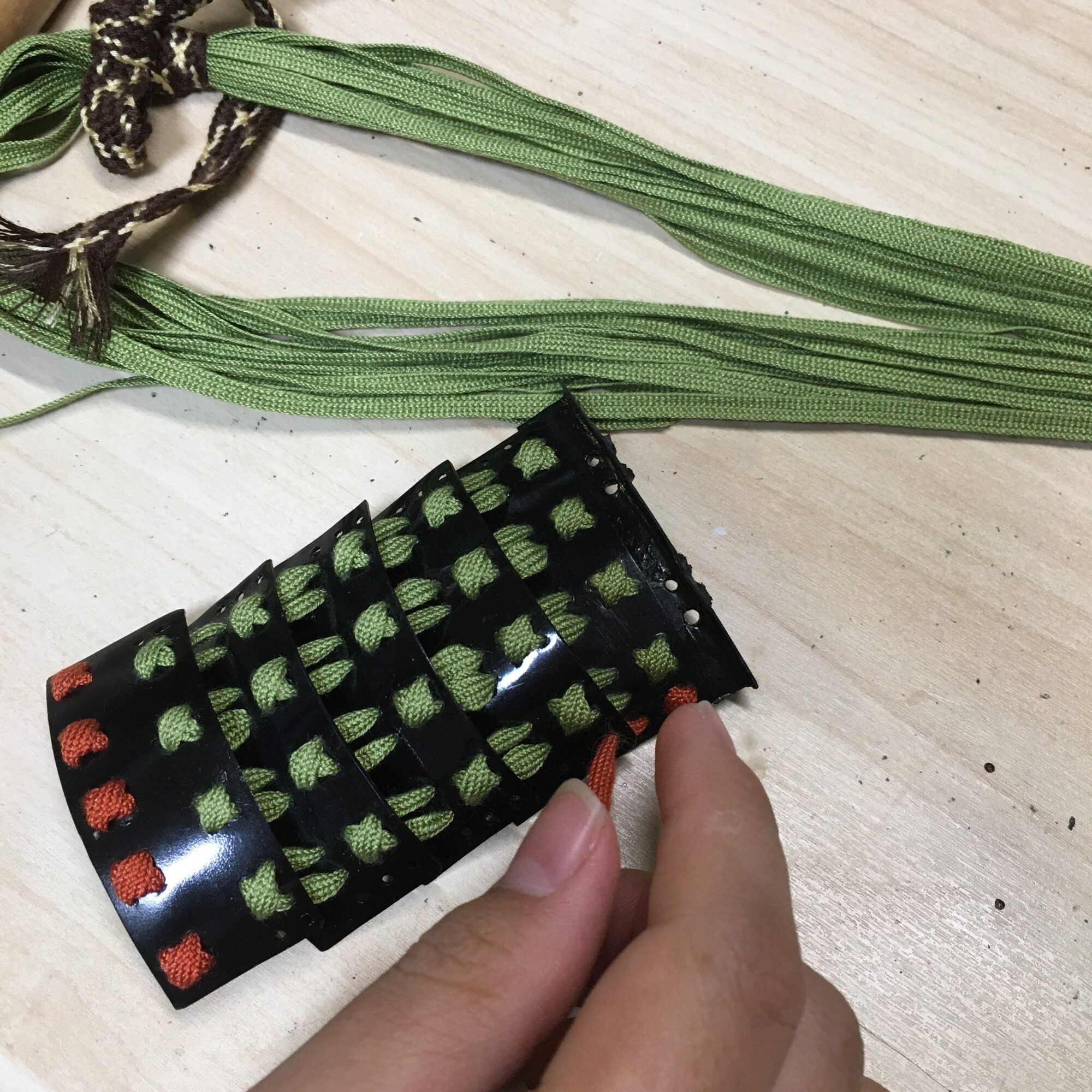 Silk Odoshi ito 4mm 10m Samurai armor silk lacing yarn/Odoshi-ge MADE ...