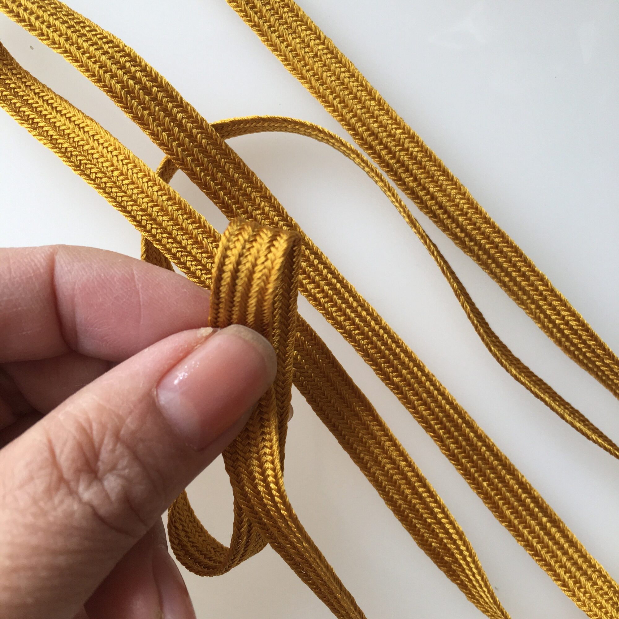 Silk Odoshi ito 6mm 10m Samurai armor silk lacing yarn /Odoshi-ge MADE ...