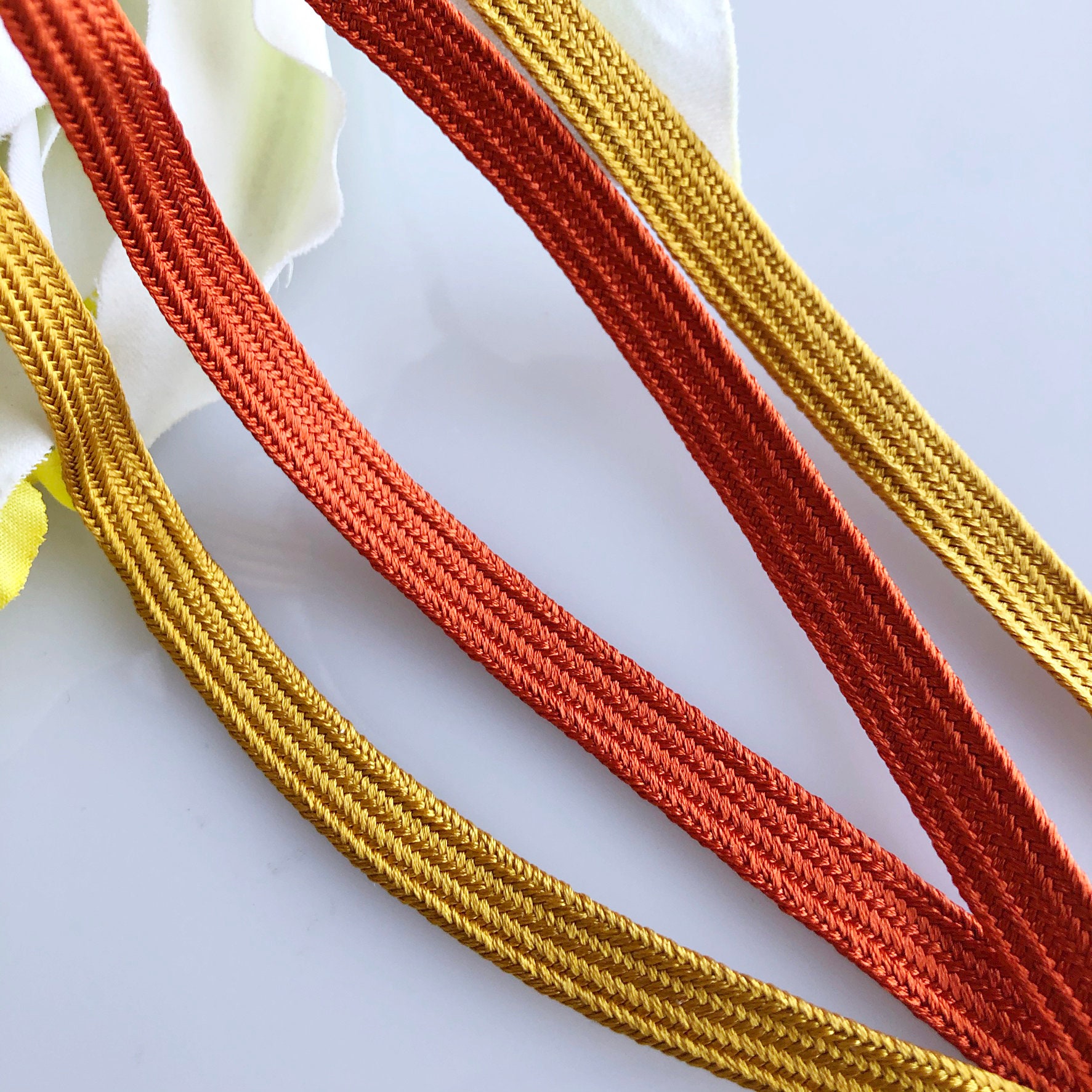 Silk Odoshi ito 7mm 10m Samurai armor silk lacing yarn /Odoshi-ge MADE ...