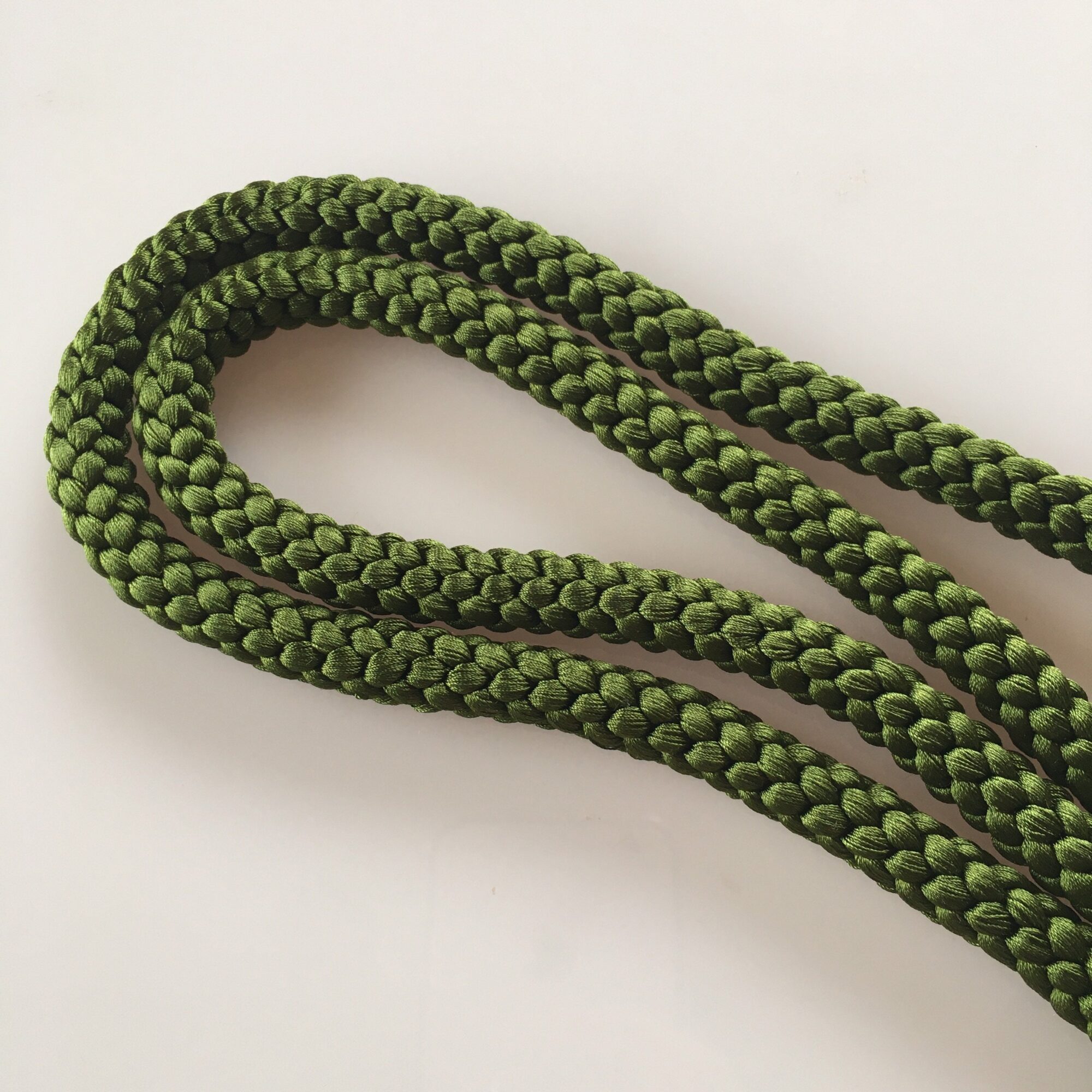 Silk round braided cord kumihimo 10mm 100cm THICK Japanese silk cord ...