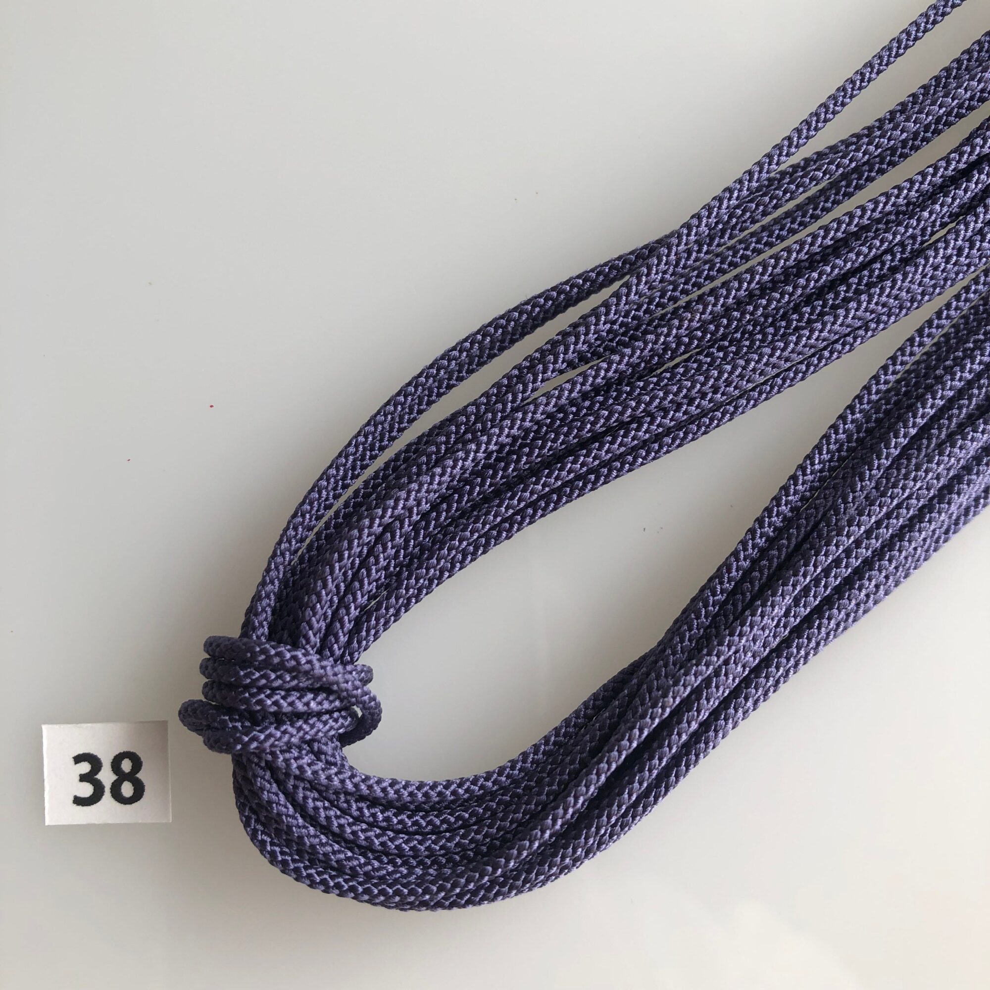 Silk round braided cord kumihimo 1.5mm 120cm Japanese silk cord ...