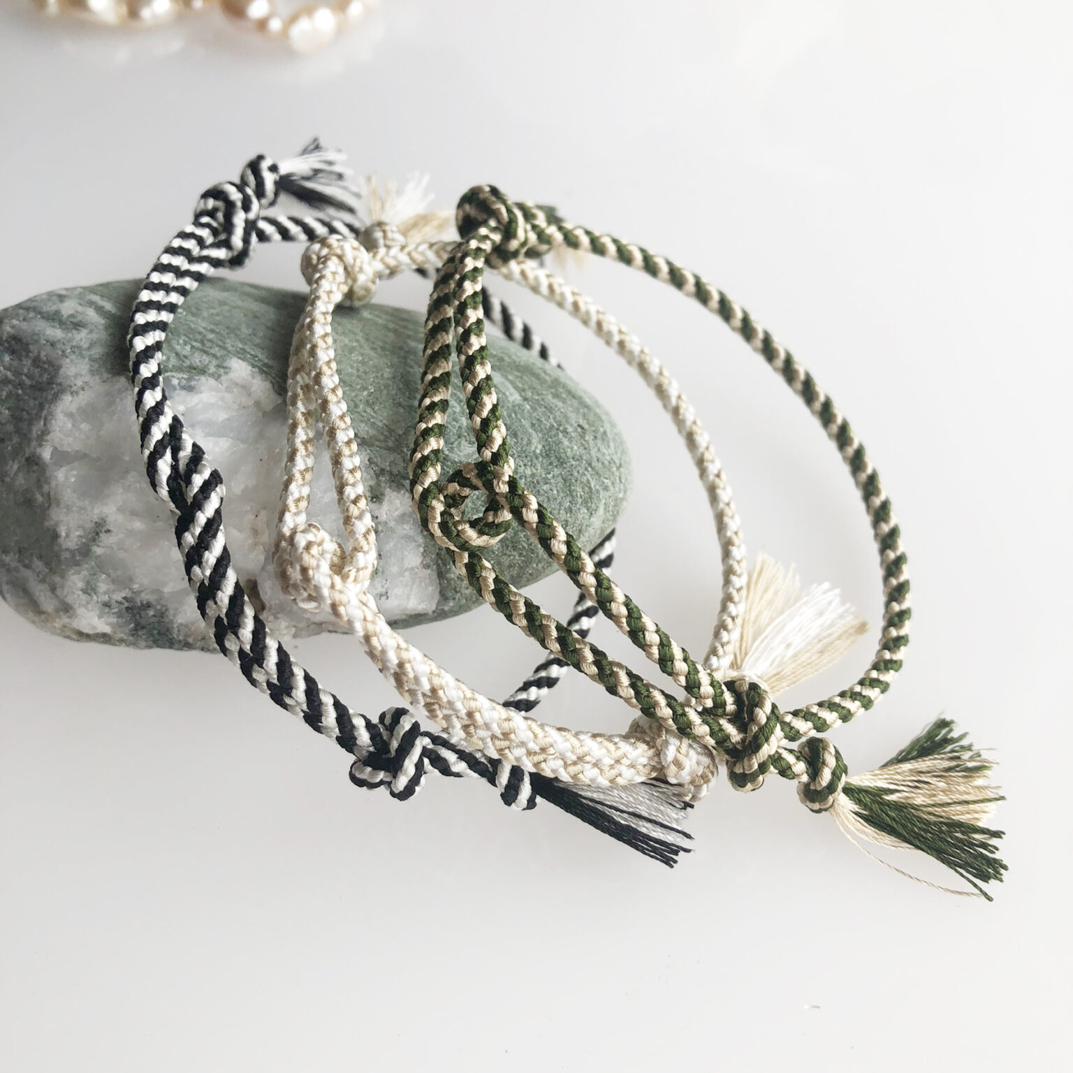 Silk round spiral braided cord kumihimo 2.5mm 1meters Japanese silk ...