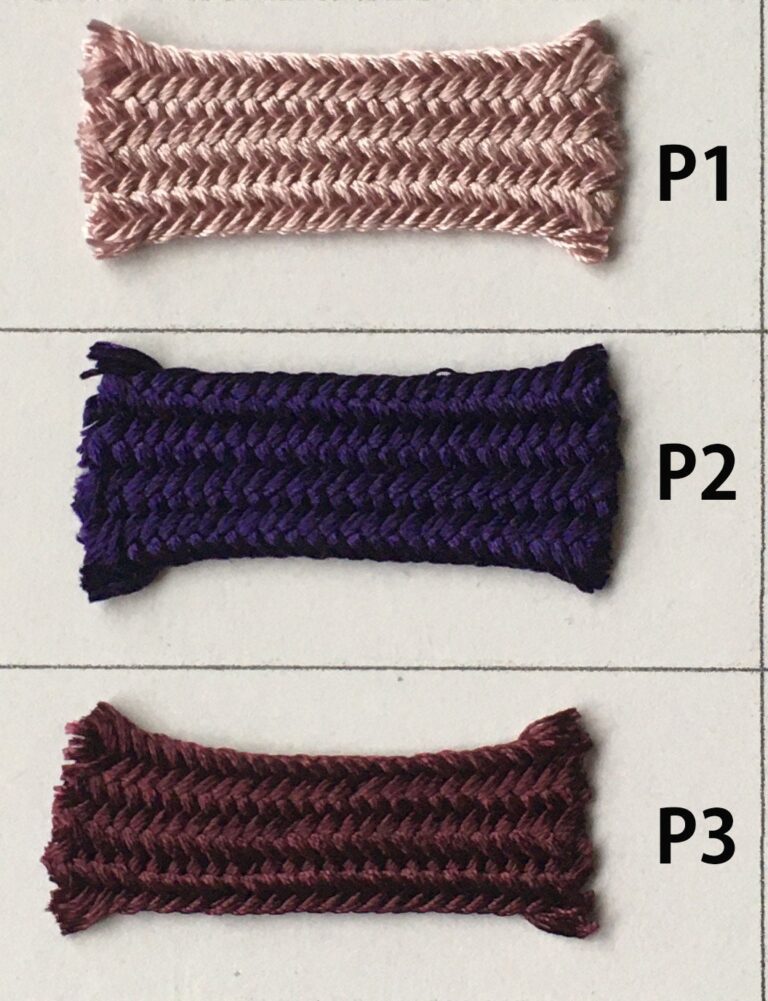 Silk round braided cord kumihimo 2mm Japanese silk cord “Yotsu-gumi” 4 ...