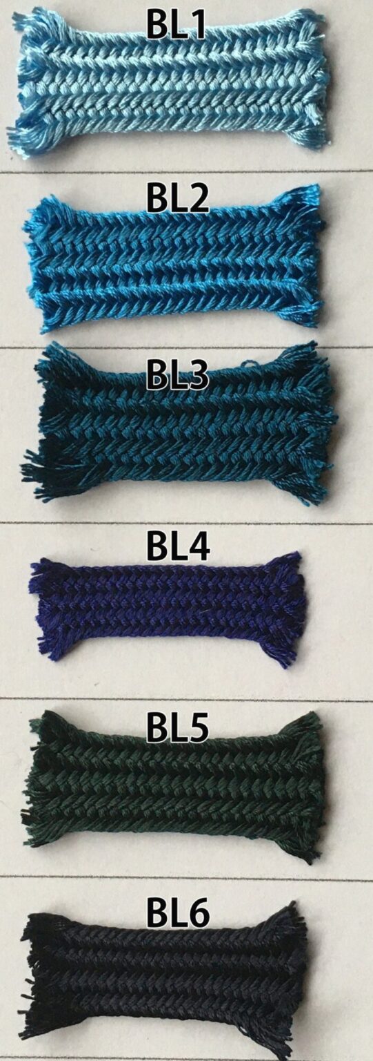 Silk round braided cord kumihimo 2mm Japanese silk cord “Yotsu-gumi” 4 ...