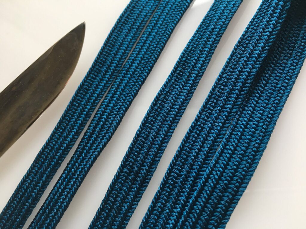 Silk Tsuka ito 10mm (thickness 1.5mm) katana cord 4m/tsukamaki MADE in ...