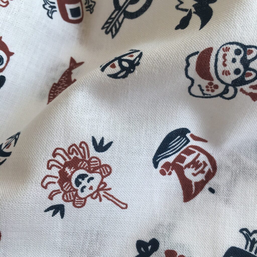 Japanese tenugui towel fabric uncut Japanese traditional pattern ...