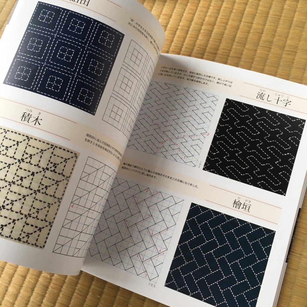 Sashiko pattern and small work /Japanese embroidery Book - Atelier Miyabi