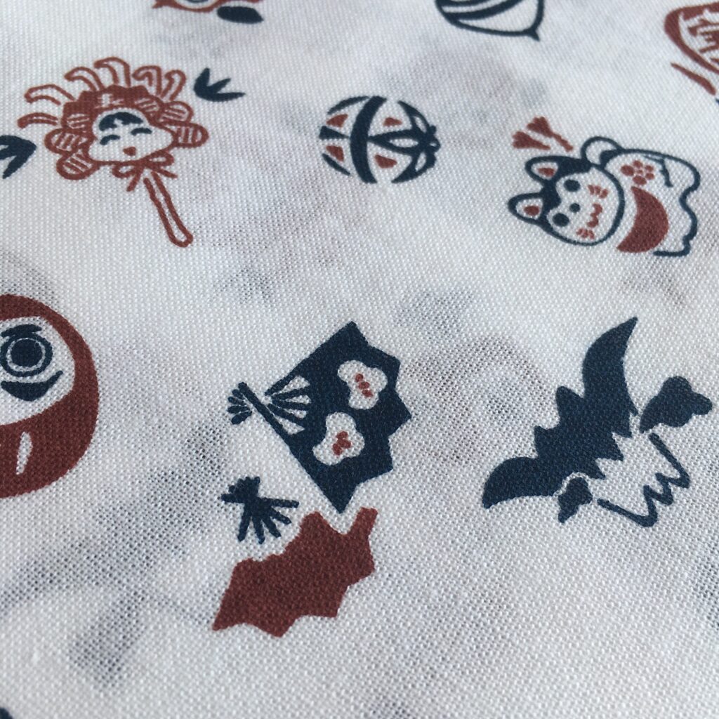 Japanese tenugui towel fabric uncut Japanese traditional pattern ...