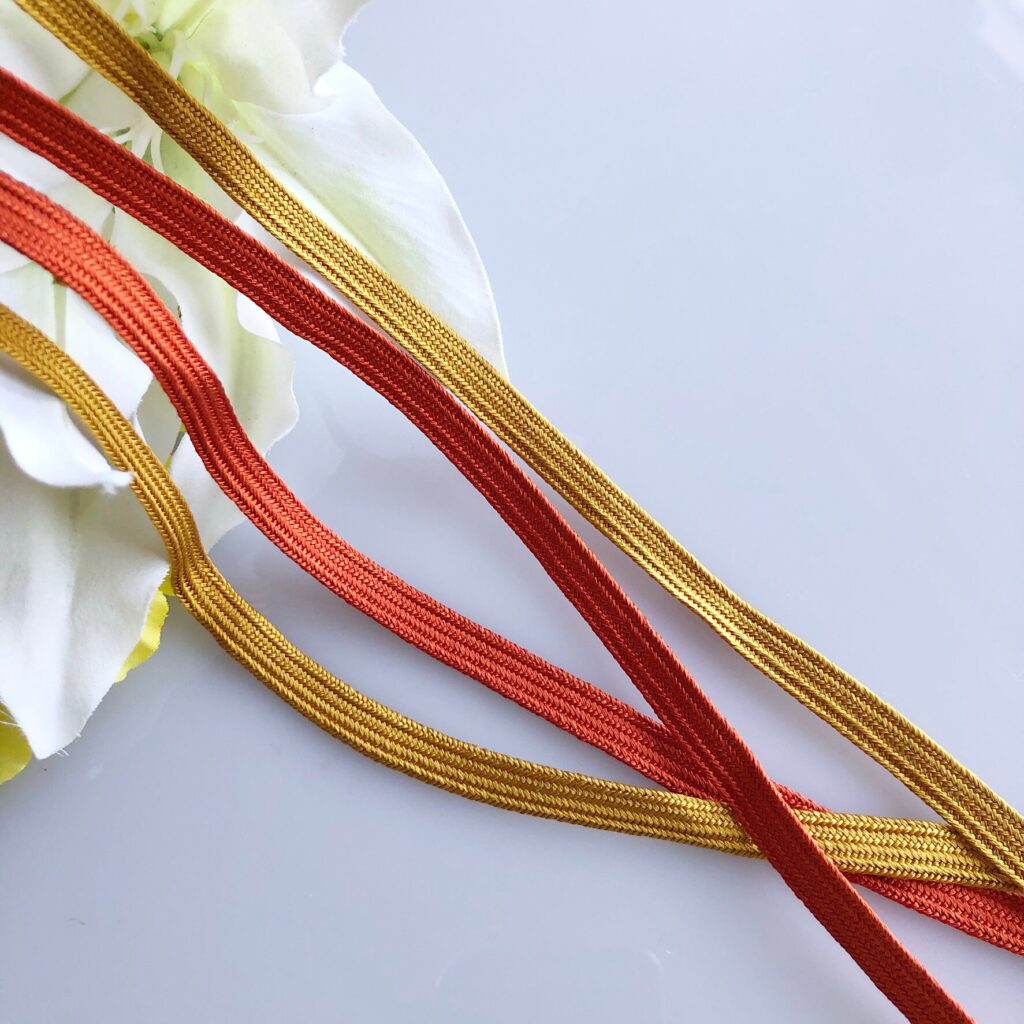 Silk Odoshi ito 7mm 10m Samurai armor silk lacing yarn /Odoshi-ge MADE ...