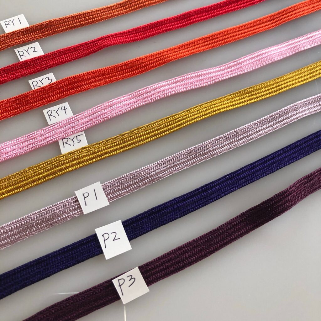 Silk Odoshi ito 12mm 10m Samurai armor silk lacing yarn/Odoshi-ge MADE ...