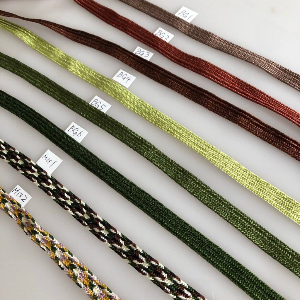 Silk Odoshi ito 8mm 10m Samurai armor silk lacing yarn/Odoshi-ge MADE ...