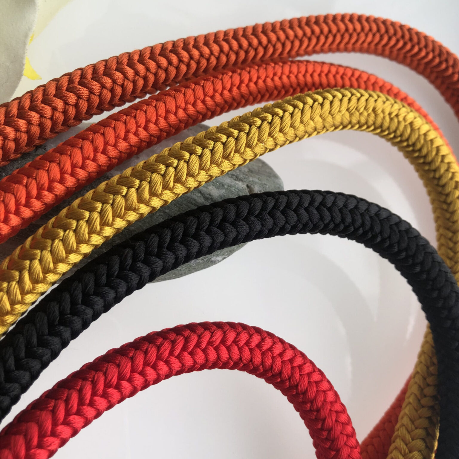 Silk round braided cord kumihimo shinobi no o/ 忍緒 kabuto 10mm THICK ...