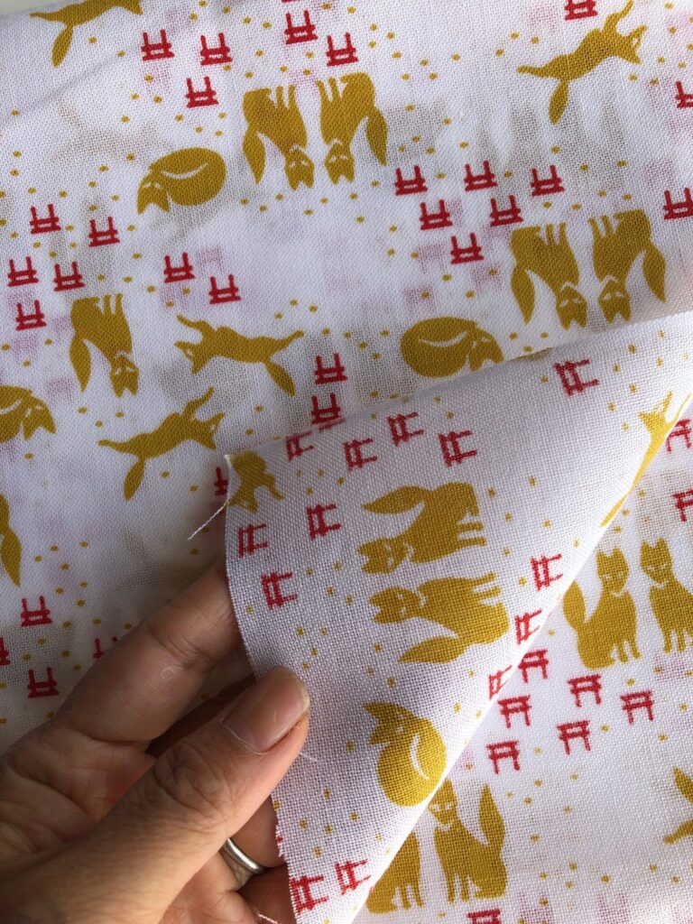 Japanese tenugui towel Japanese traditional pattern "Fox and shrine ...