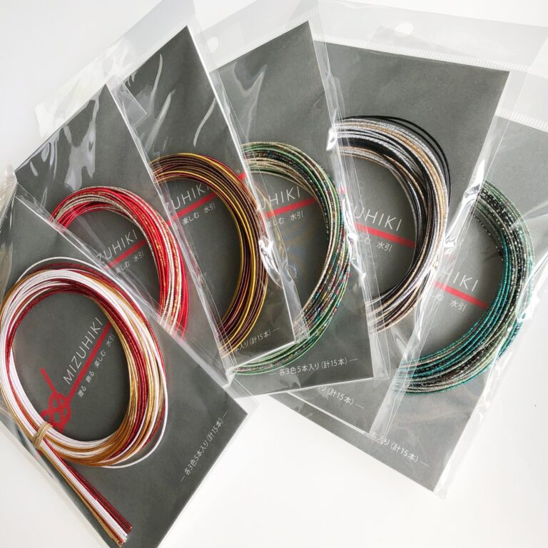 DIY Mizuhiki 3 colours set for beginner with leaflet / Japanese Paper ...