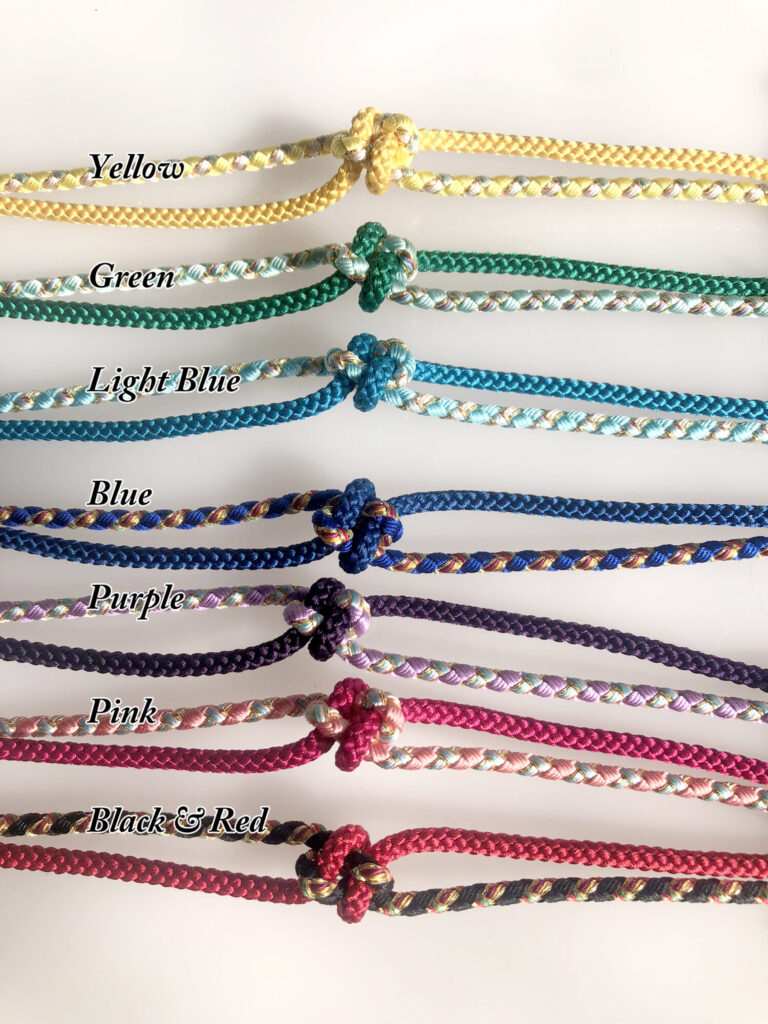 Dreams Come True Lucky Knot Japanese kumihimo Bracelet / with Mizuhiki ...