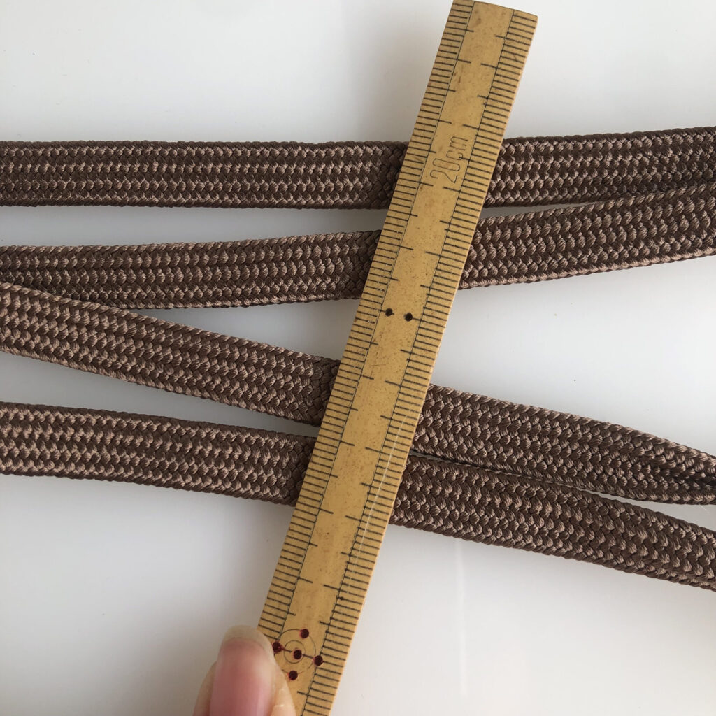 Short Silk Sageo cord for tanto wakizashi 11mm (thickness 3mm) 90cm ...