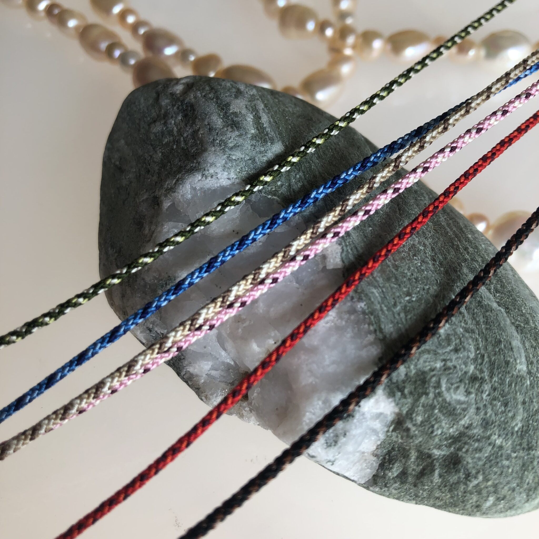 Silk cord kumihimo - Atelier Miyabi