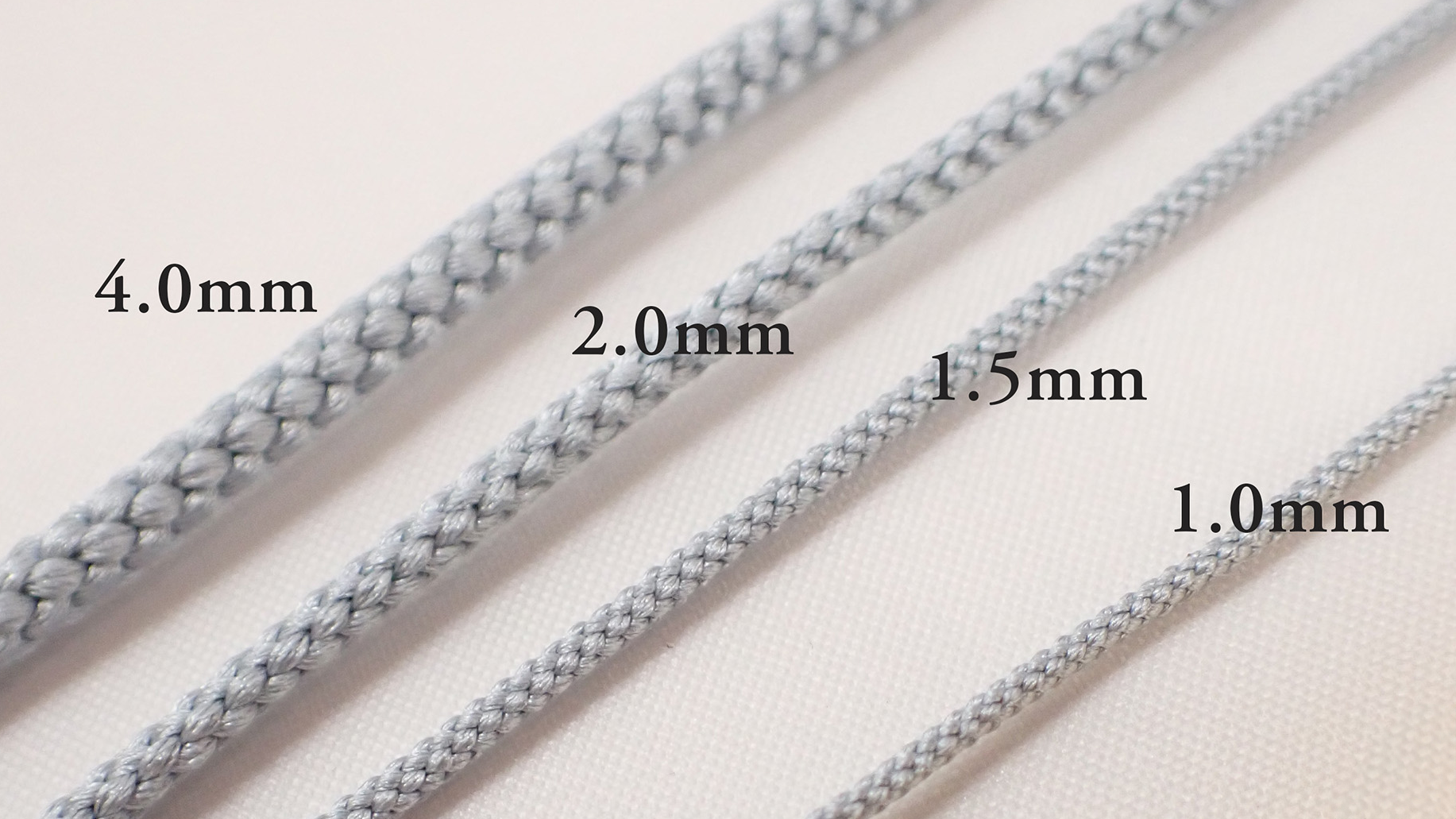 Color & Material Guide for Japanese Braided Cords - Atelier Miyabi